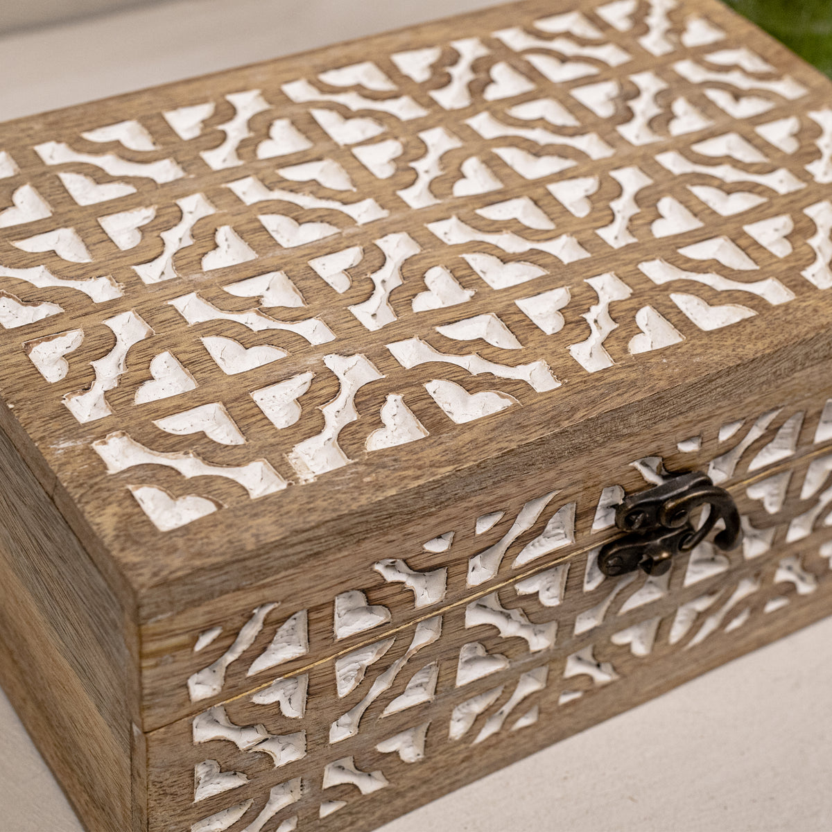 Geo metric Wooden Storage Box – The 7 DeKor